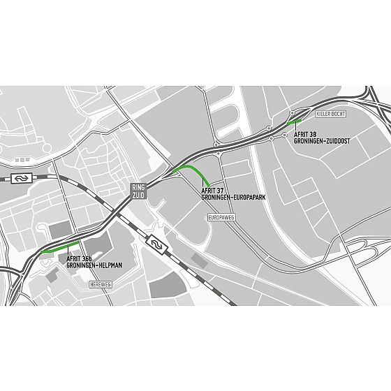 Afritnummers zuidelijke ringweg gewijzigd › GROC - Groninger ...